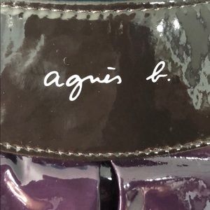 Agnes B. | Bags | Agnes B Vinyl Shoulder Bag | Poshmark
